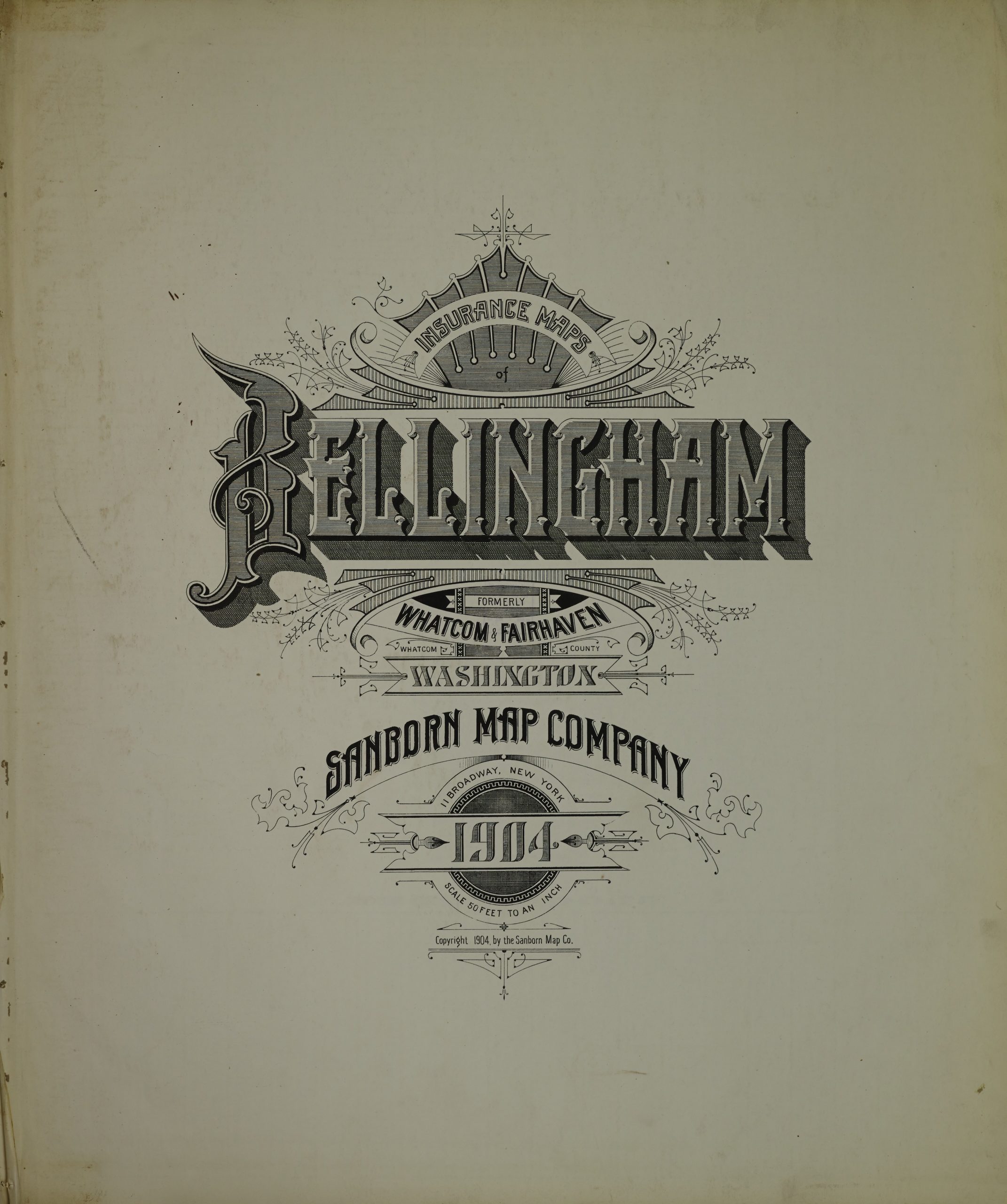 Bellingham, Washington (1904) (Cover Page) - Sanborn Fire Maps