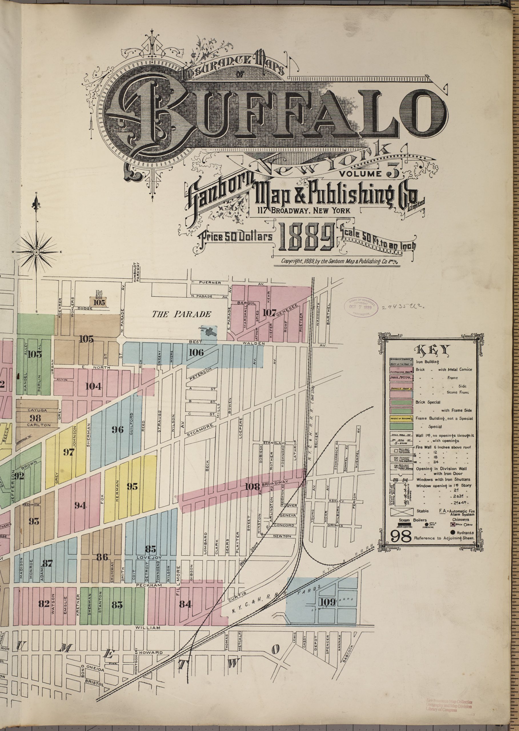 Buffalo, New York (1889) - Sanborn Fire Maps