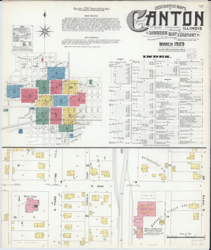 Canton - Sanborn Fire Maps