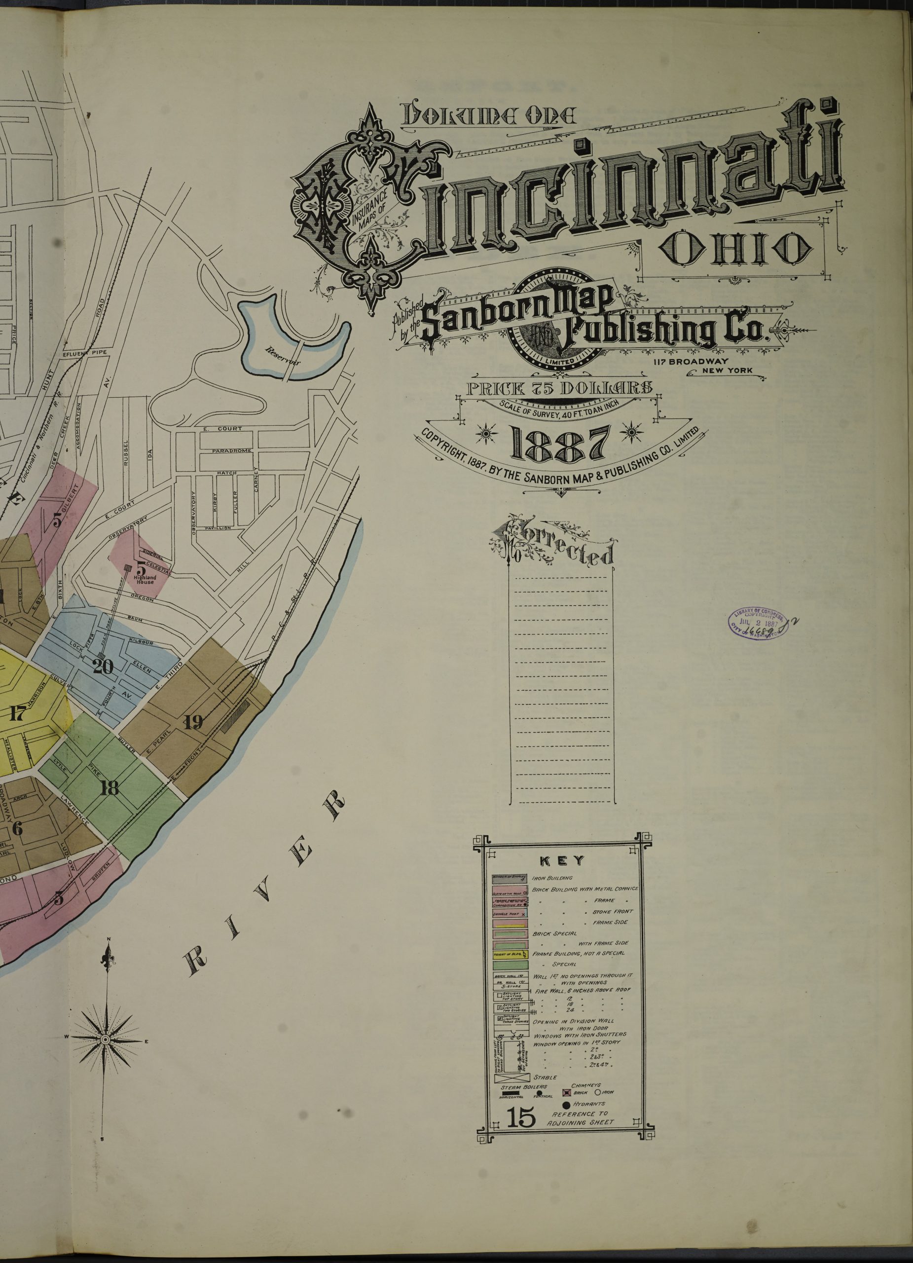 Cincinnati, Ohio (1887) (Cover Page) - Sanborn Fire Maps