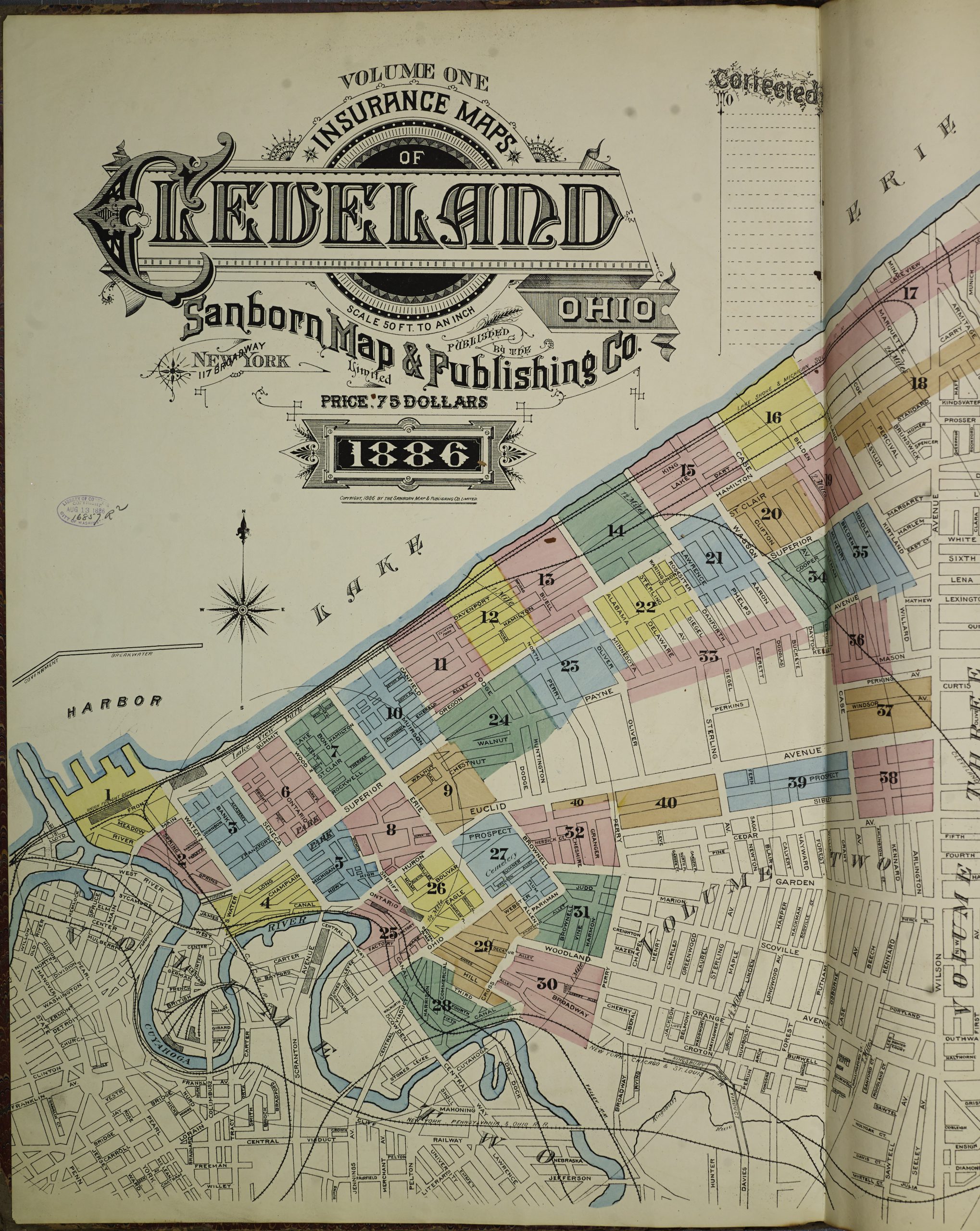 Cleveland, Ohio (1886) - Sanborn Fire Maps