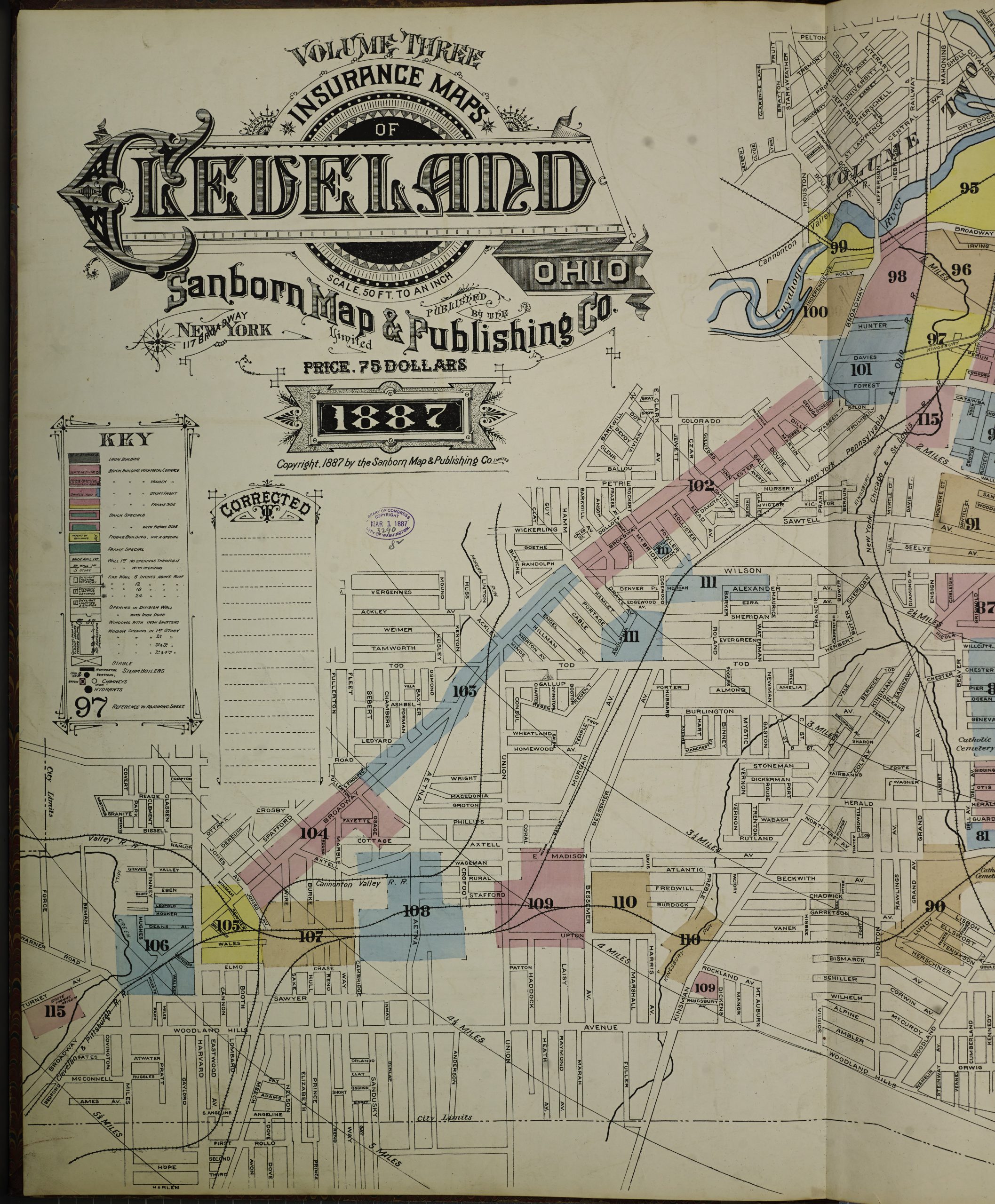 Cleveland, Ohio (1887) - Sanborn Fire Maps