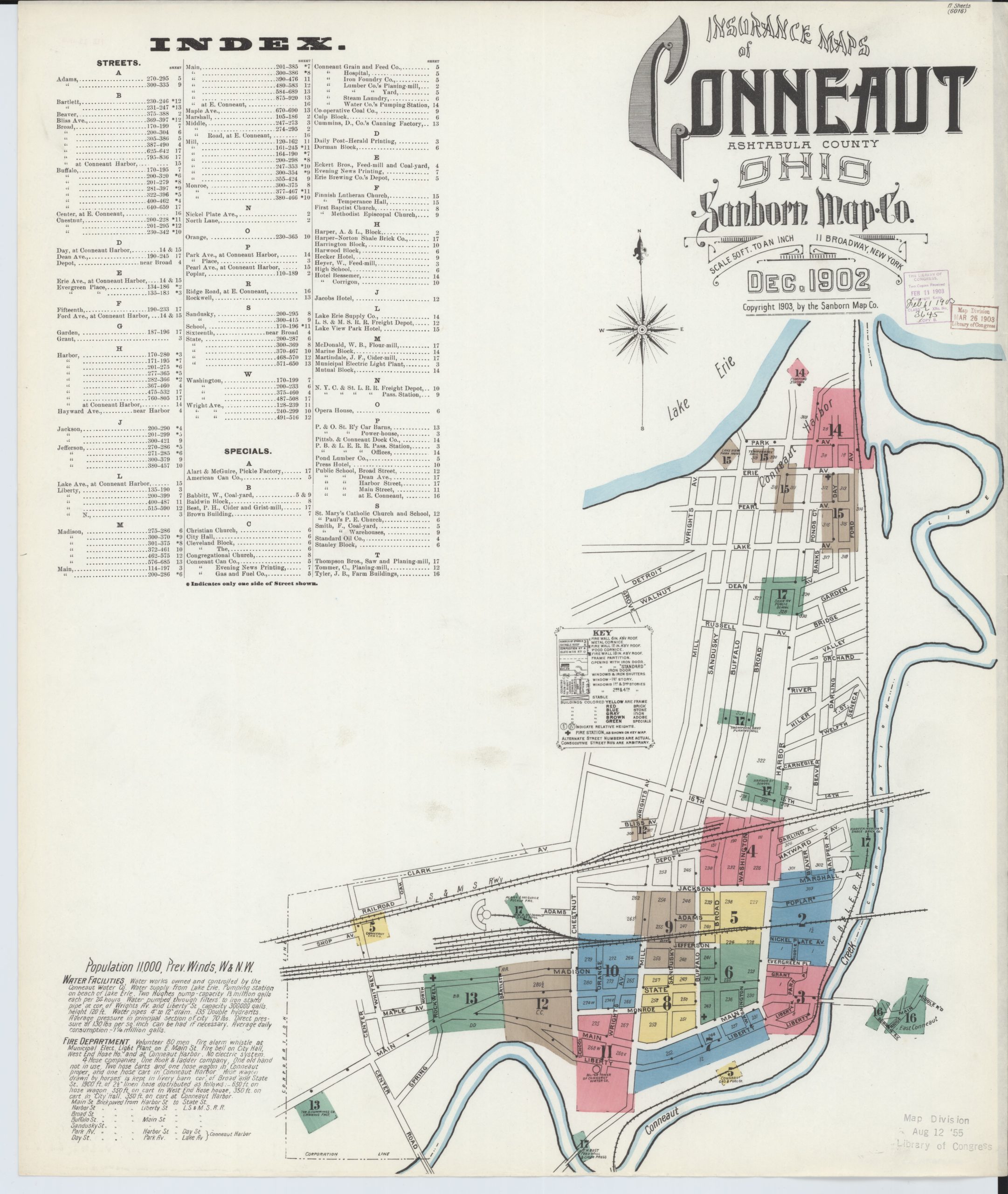 Conneaut, Ohio (1902) - Sanborn Fire Maps