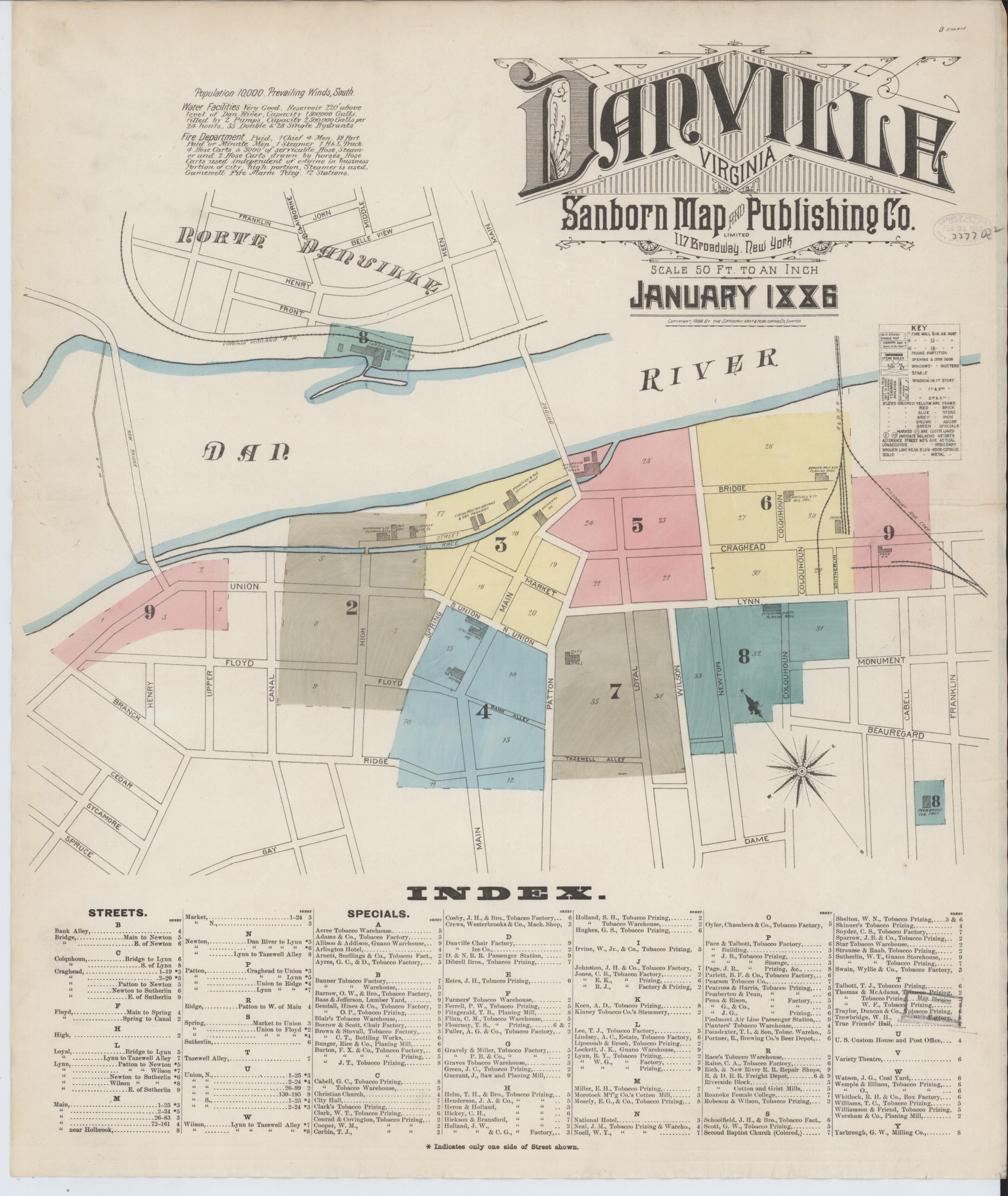 Danville, Virginia (1886) - Sanborn Fire Maps