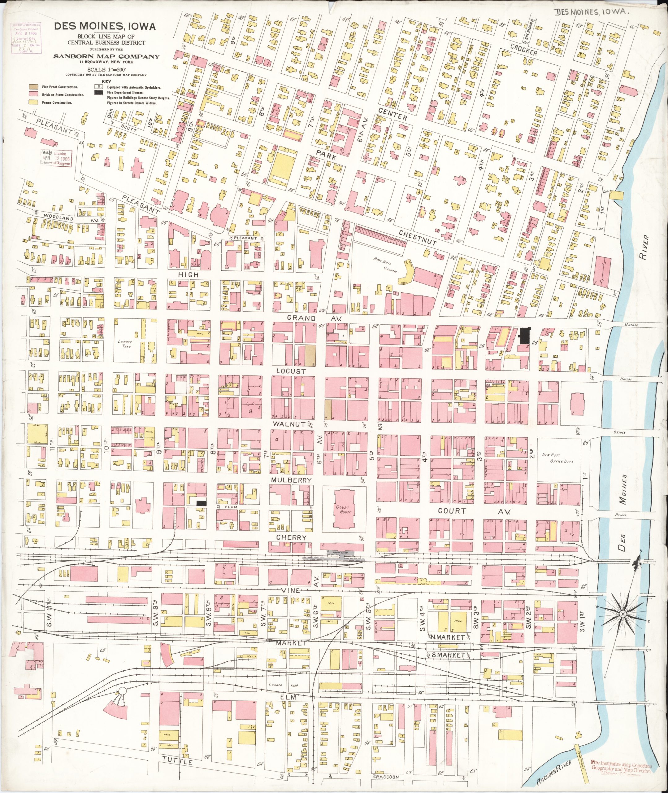 Des Moines4 - Sanborn Fire Maps