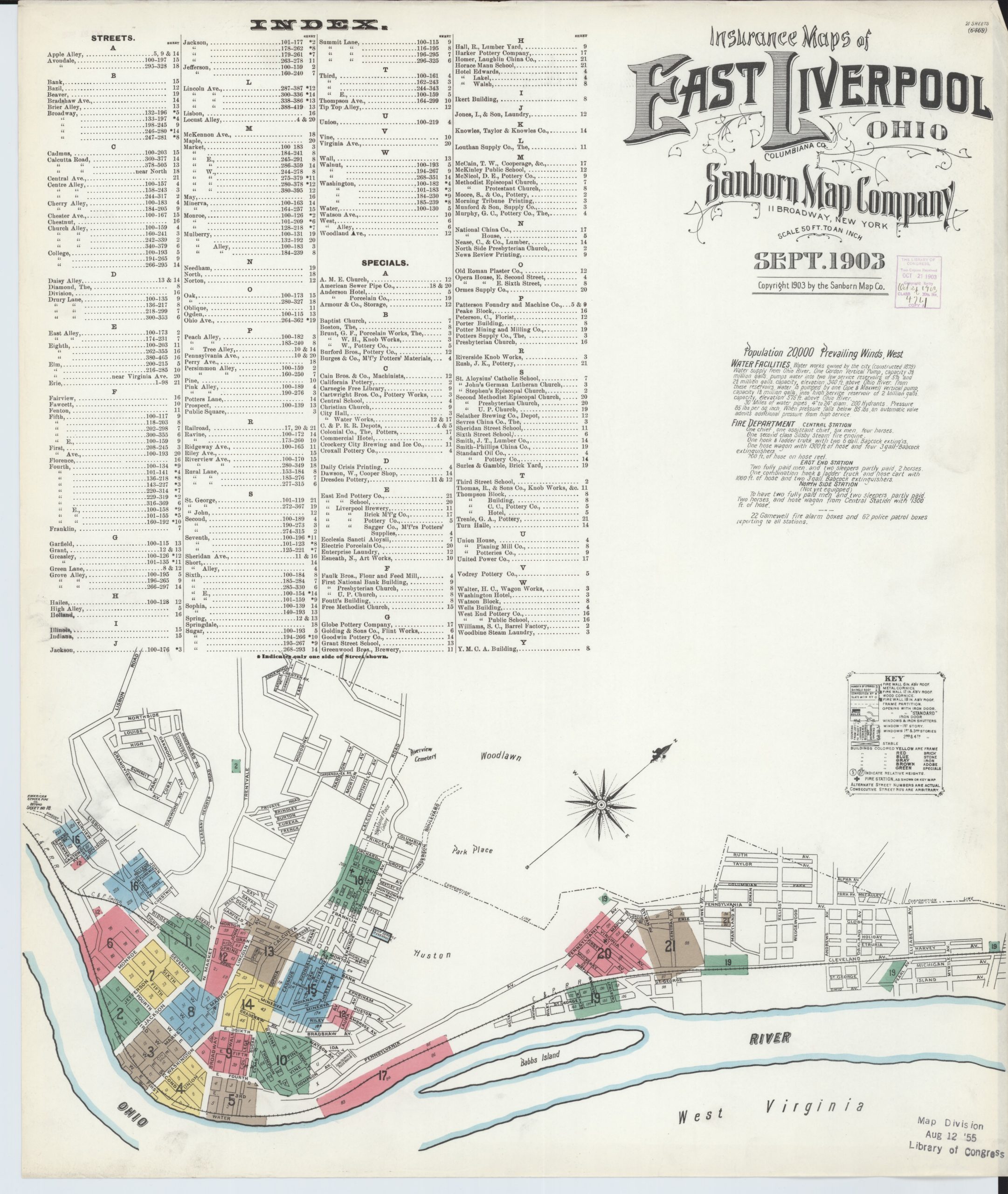 East Liverpool, Ohio (1903) - Sanborn Fire Maps