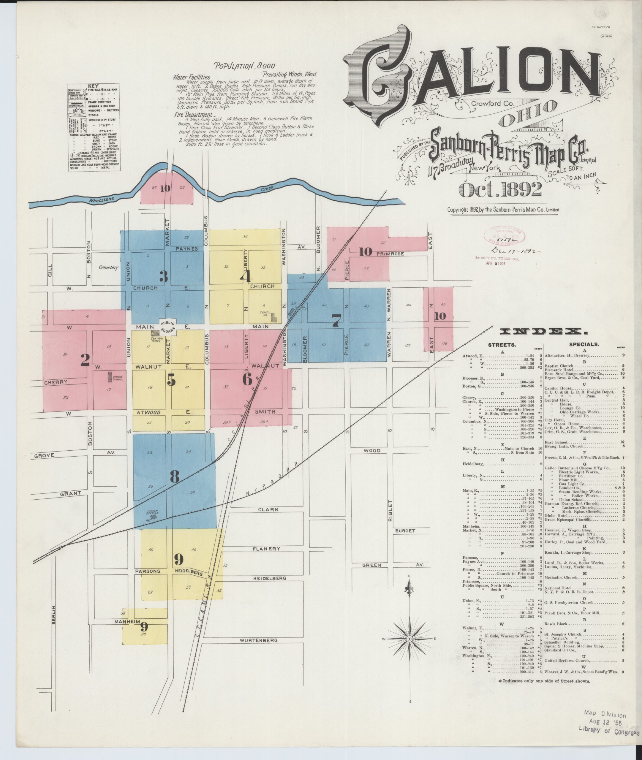 Galion, Ohio (1892) - Sanborn Fire Maps