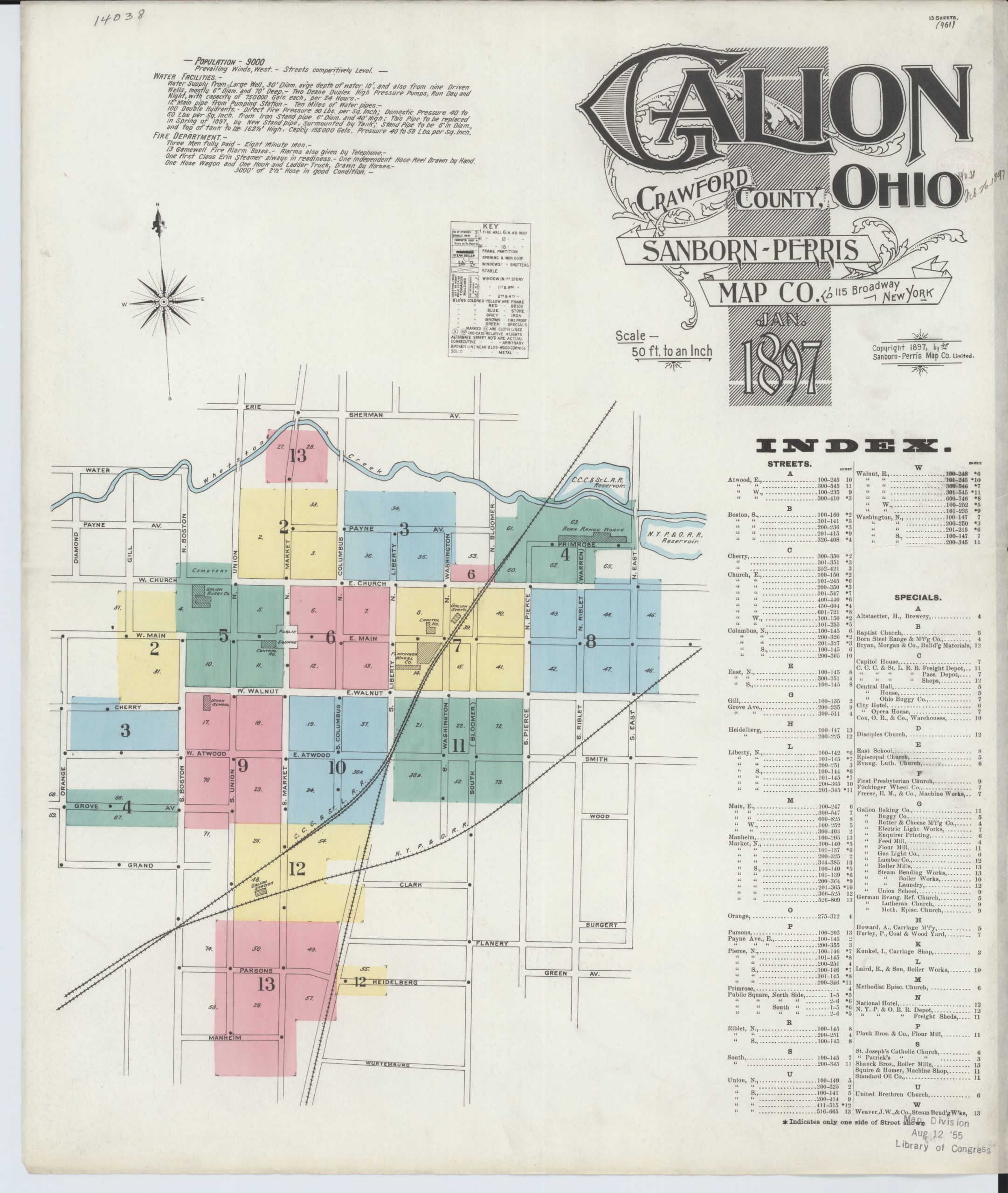 Galion, Ohio (1897) - Sanborn Fire Maps