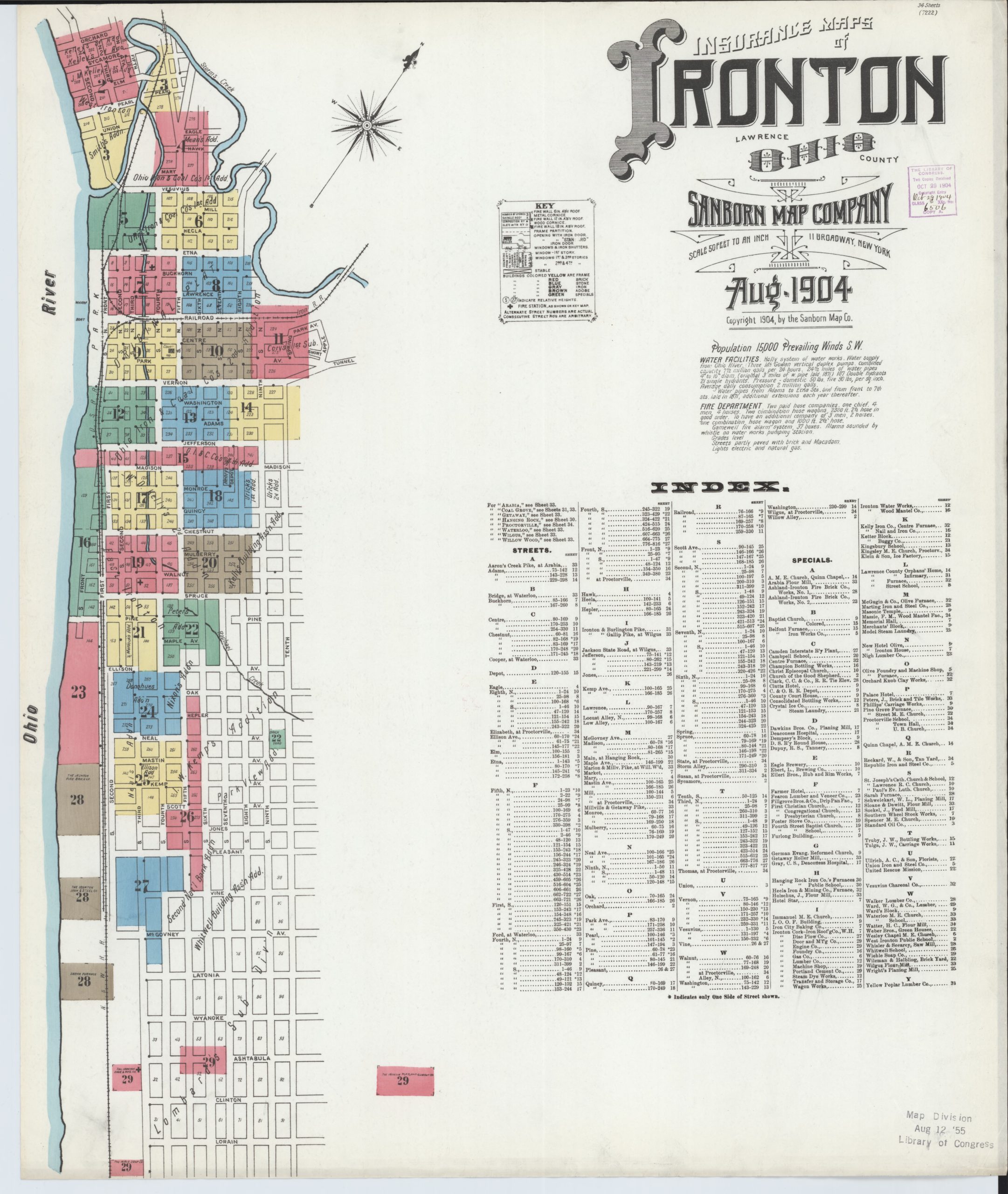 Ironton, Ohio (1904) - Sanborn Fire Maps