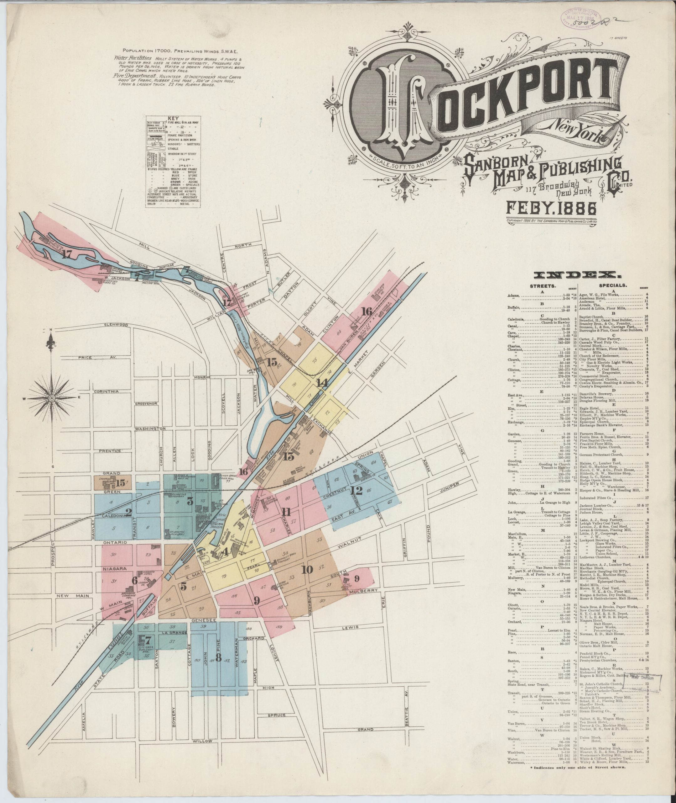 Lockport, New York (1886) - Sanborn Fire Maps