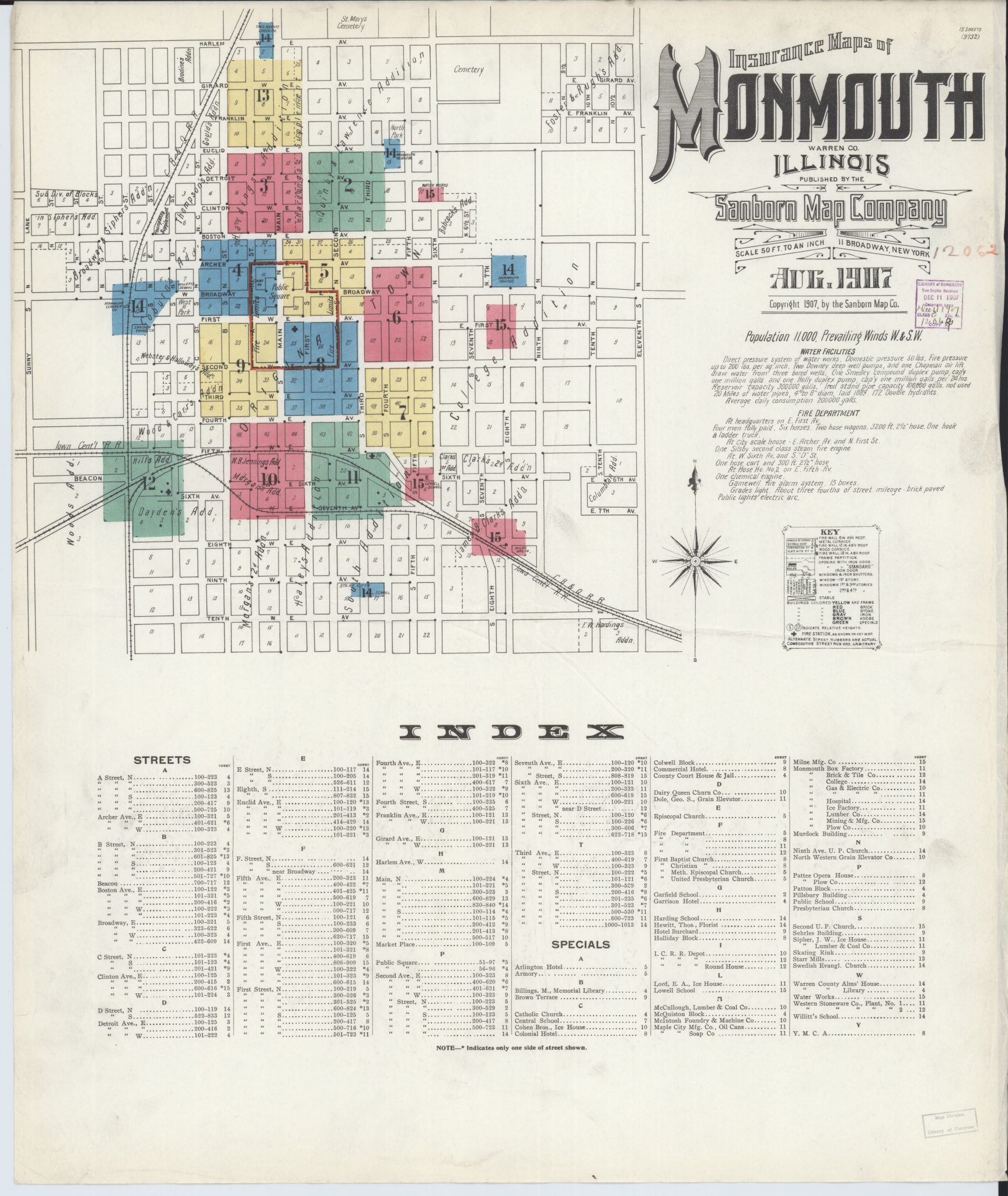 Monmouth - Sanborn Fire Maps