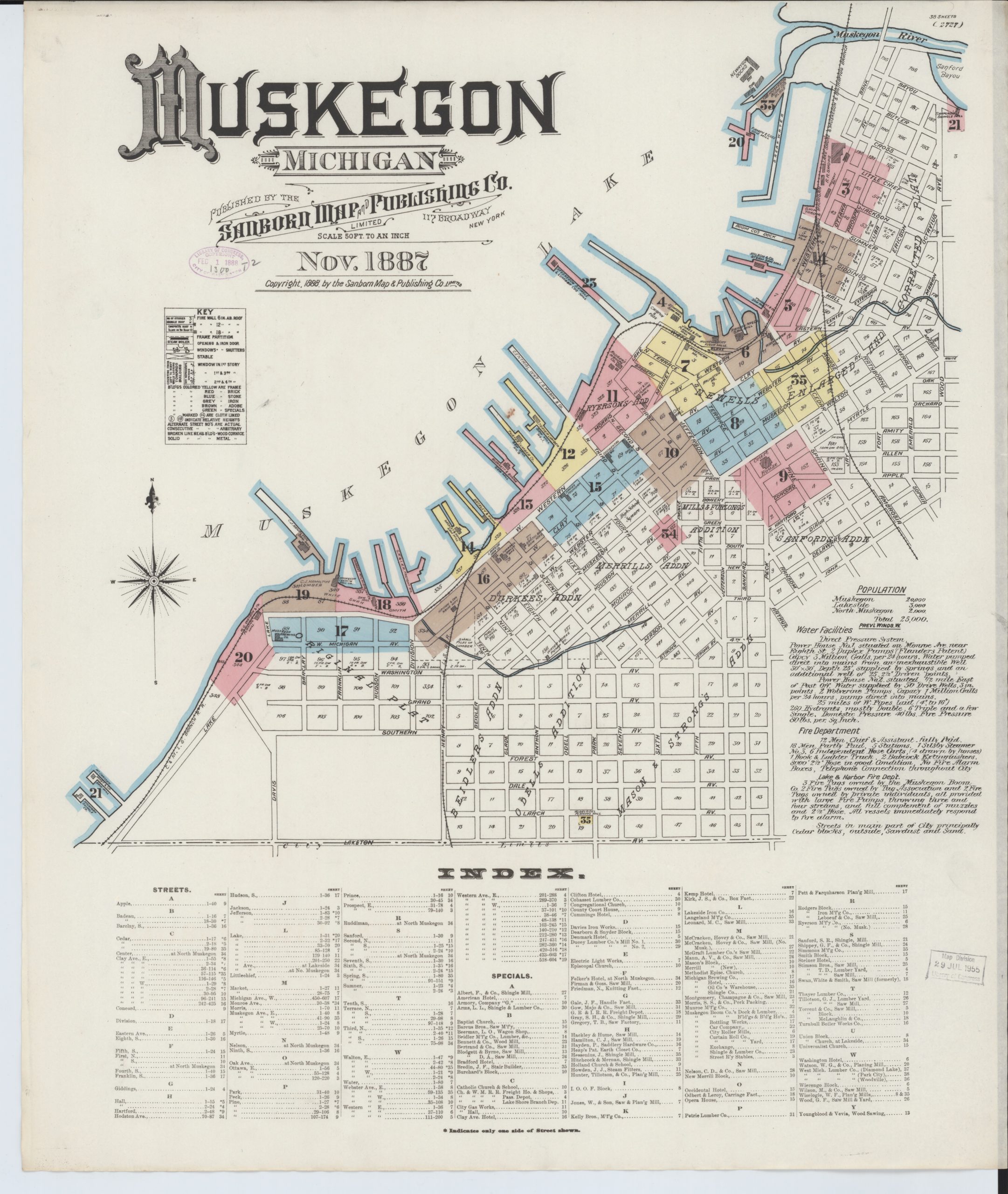 Muskegon, Michigan (1887) - Sanborn Fire Maps