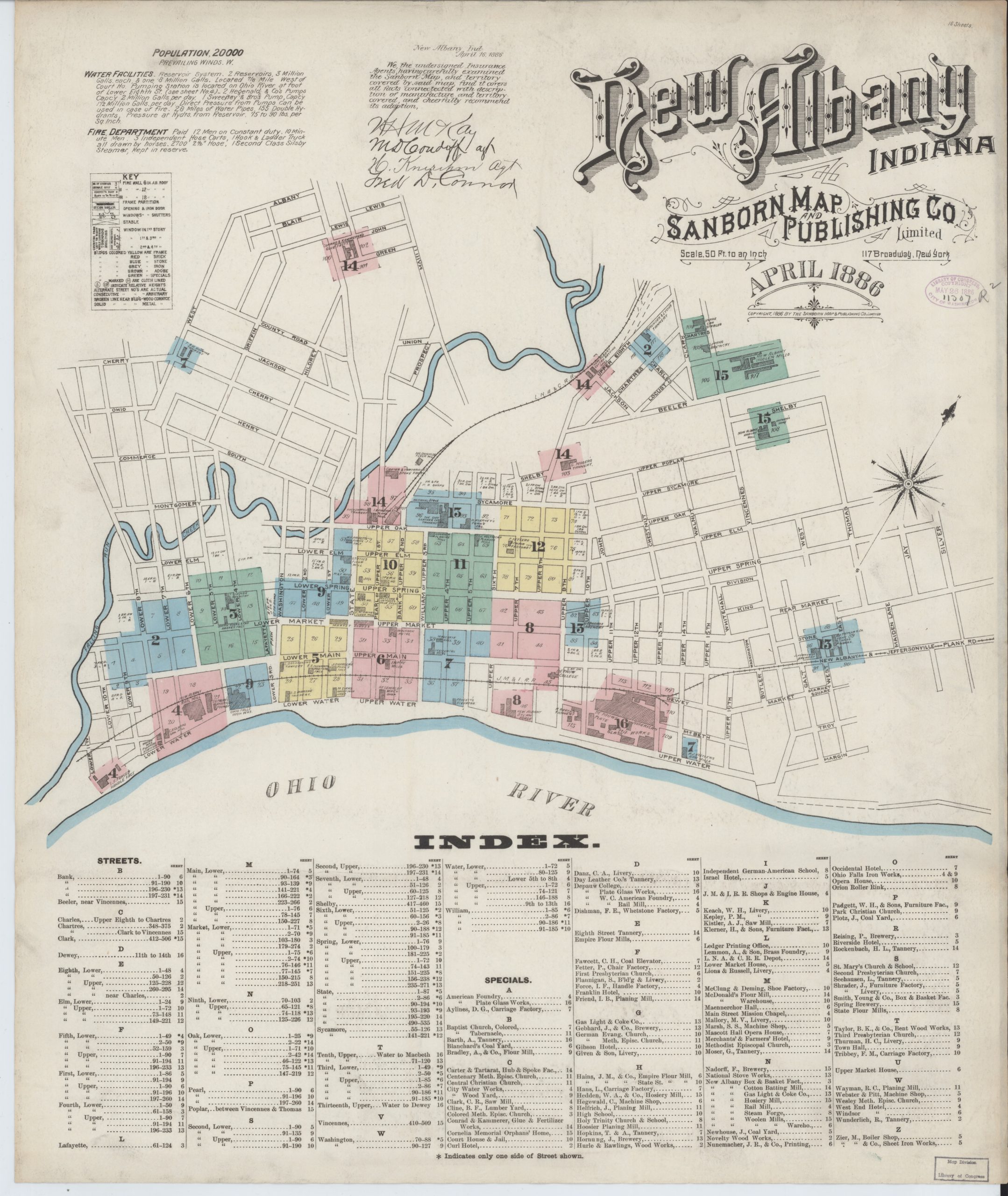 New Albany, Indiana (1886) - Sanborn Fire Maps