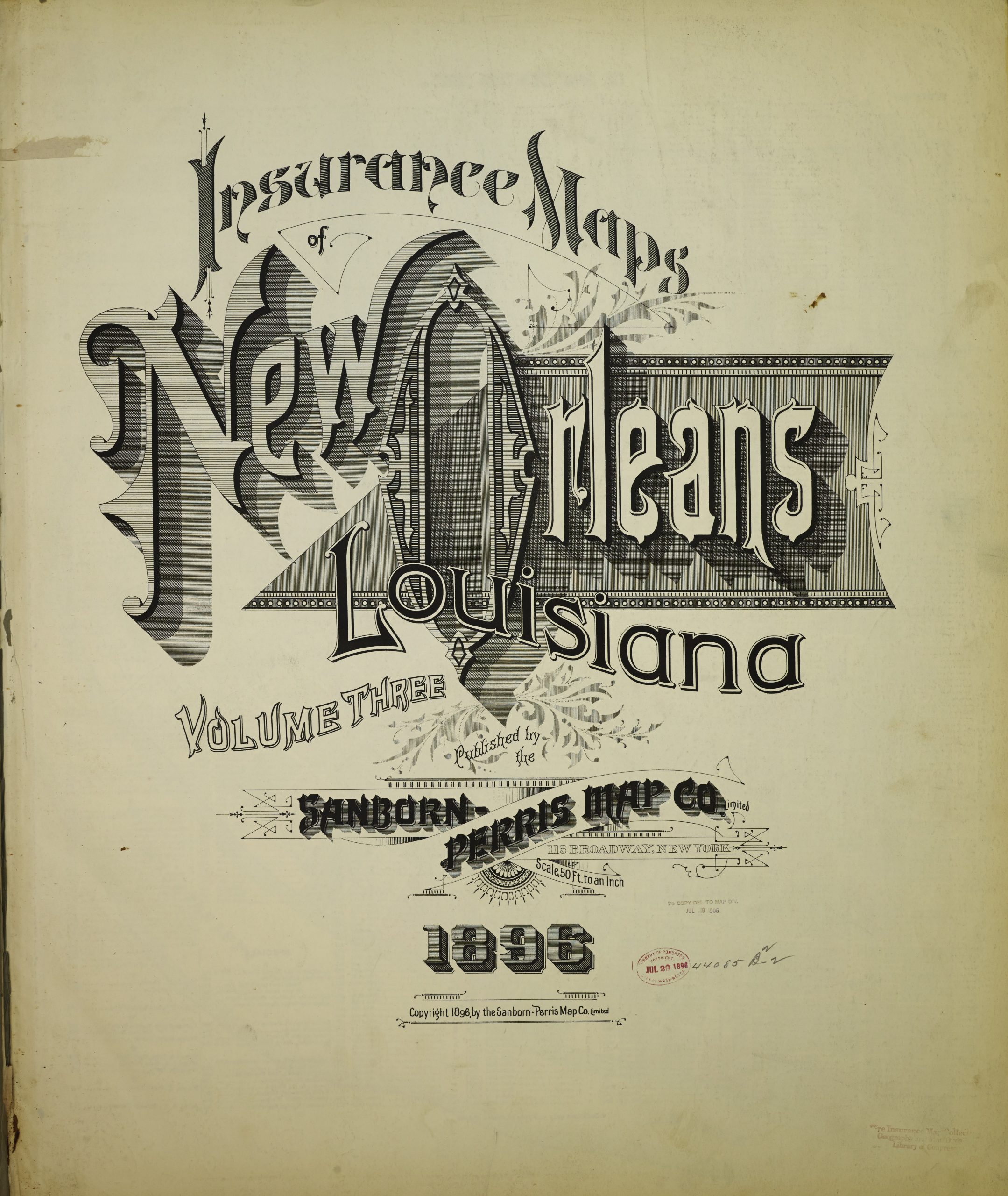 New Orleans, Louisiana (1896) - Sanborn Fire Maps