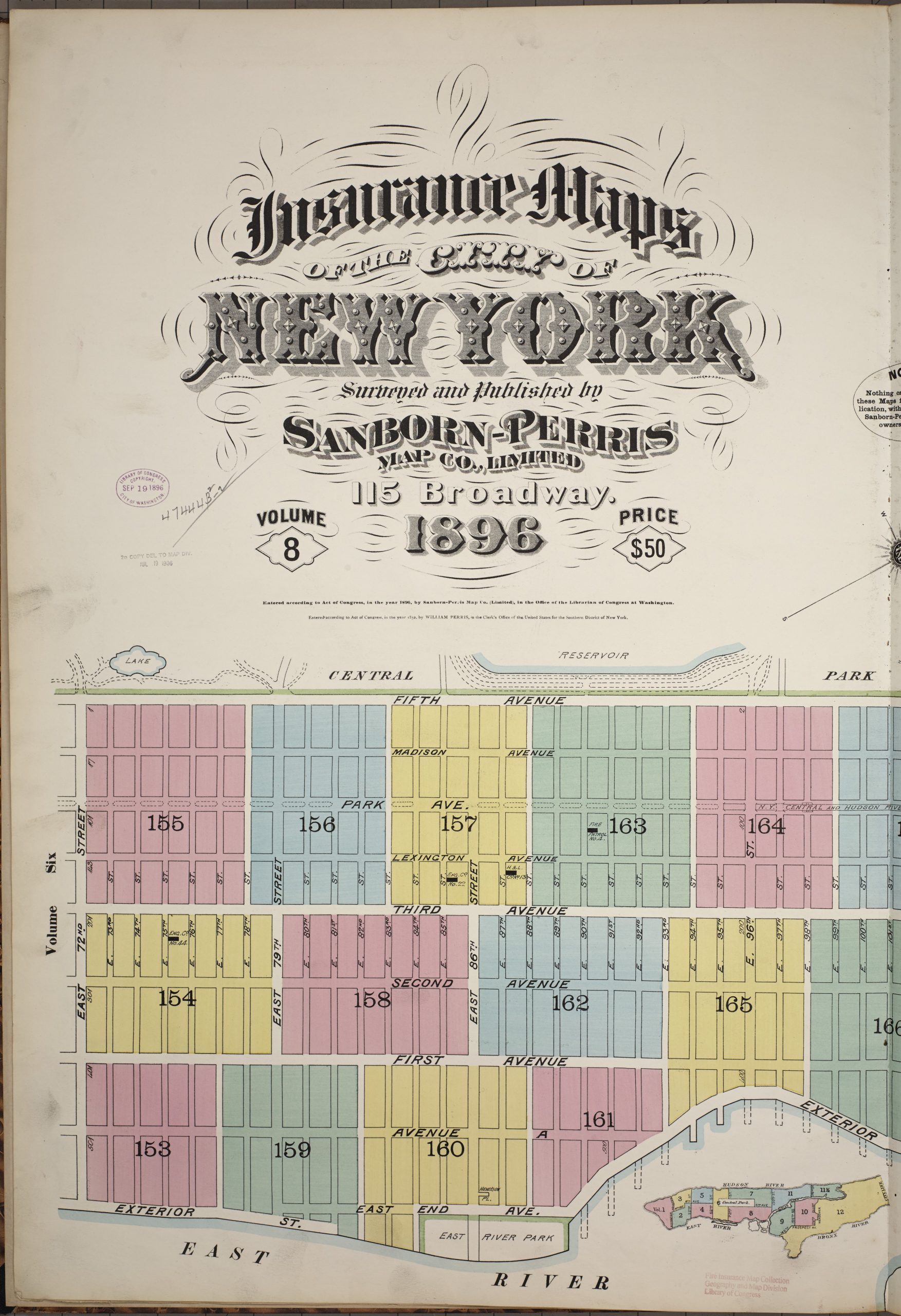 New York, New York (1896) - Sanborn Fire Maps