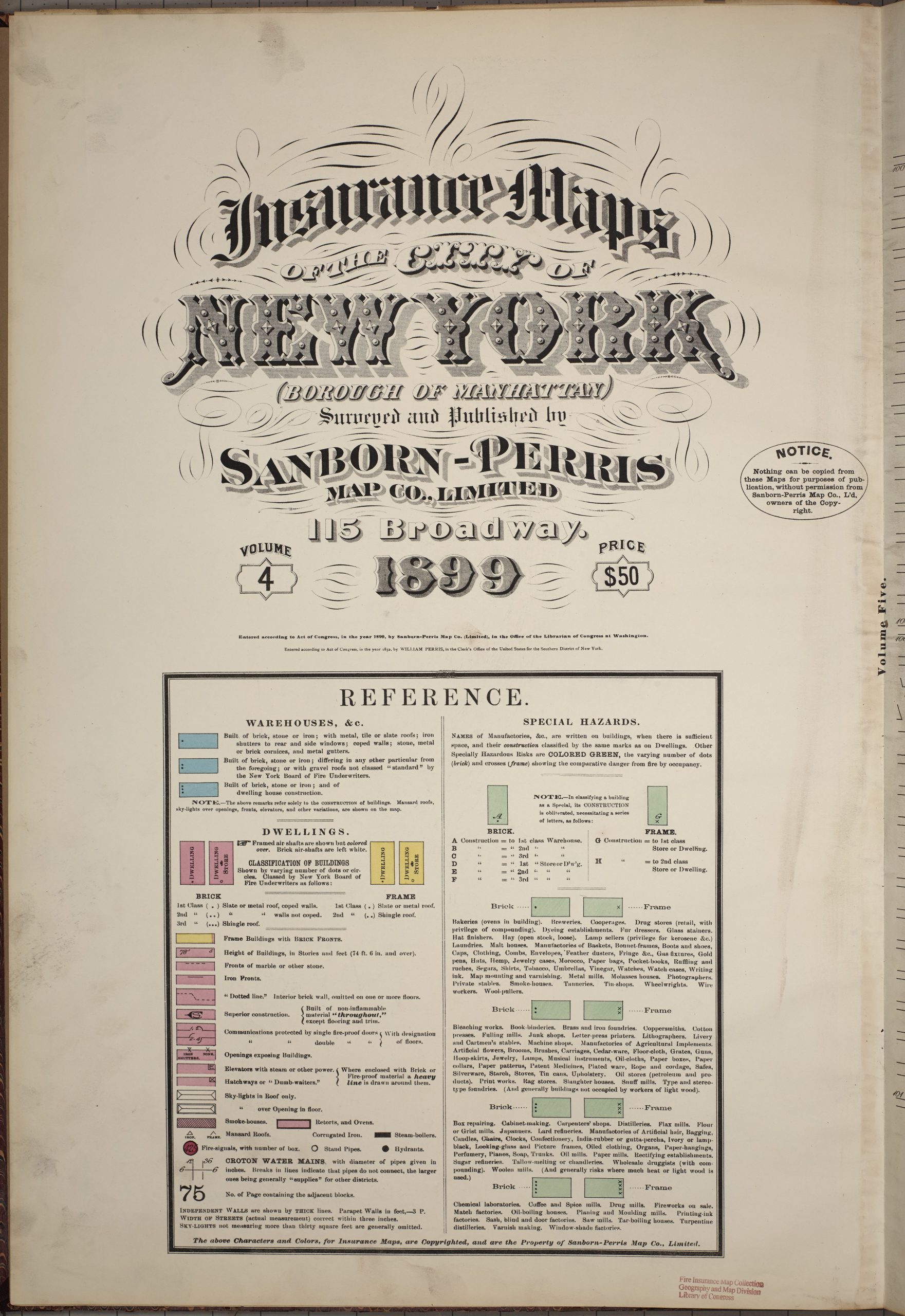 New York, New York (1899) v2 - Sanborn Fire Maps