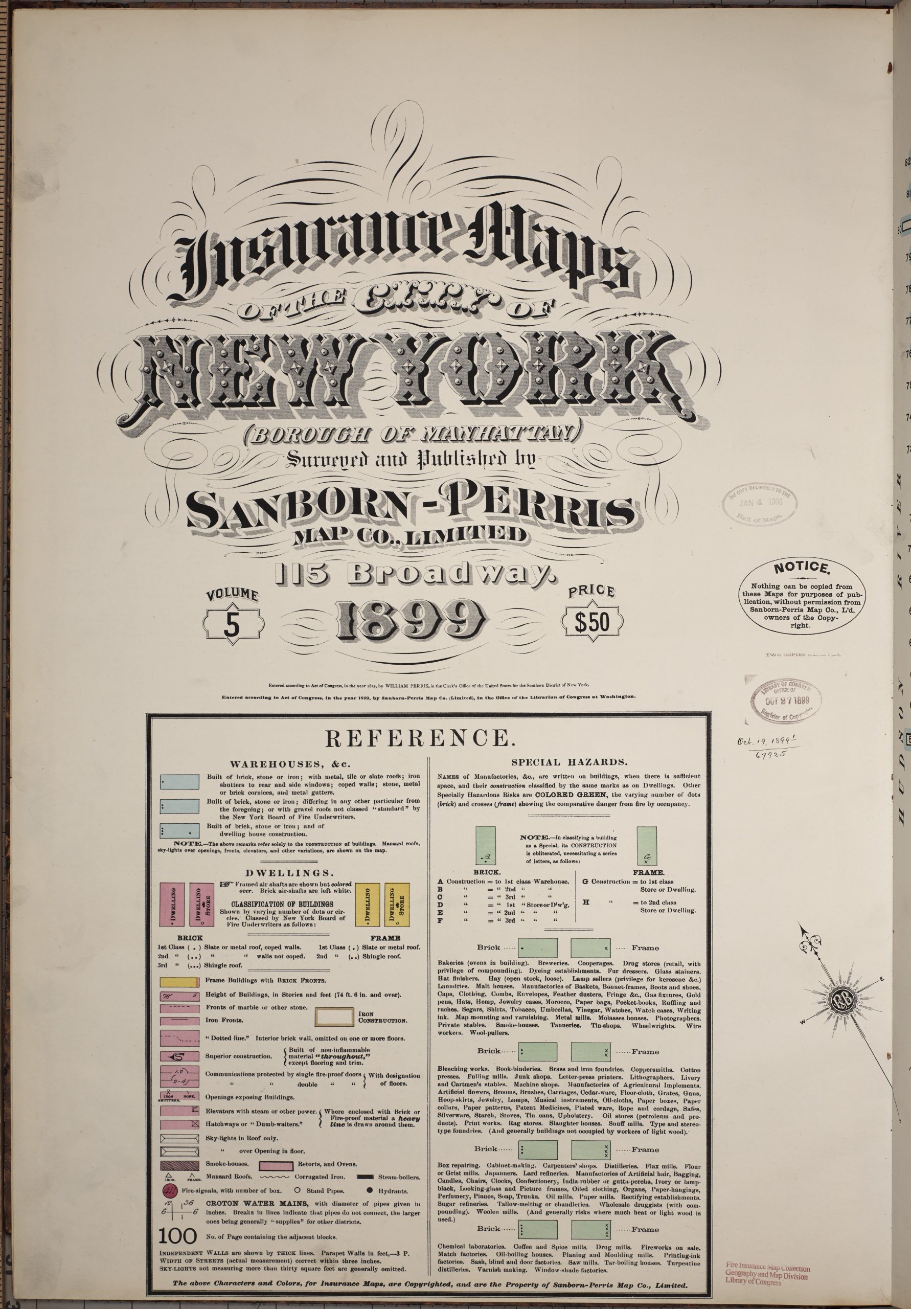 New York, New York (1899) - Sanborn Fire Maps