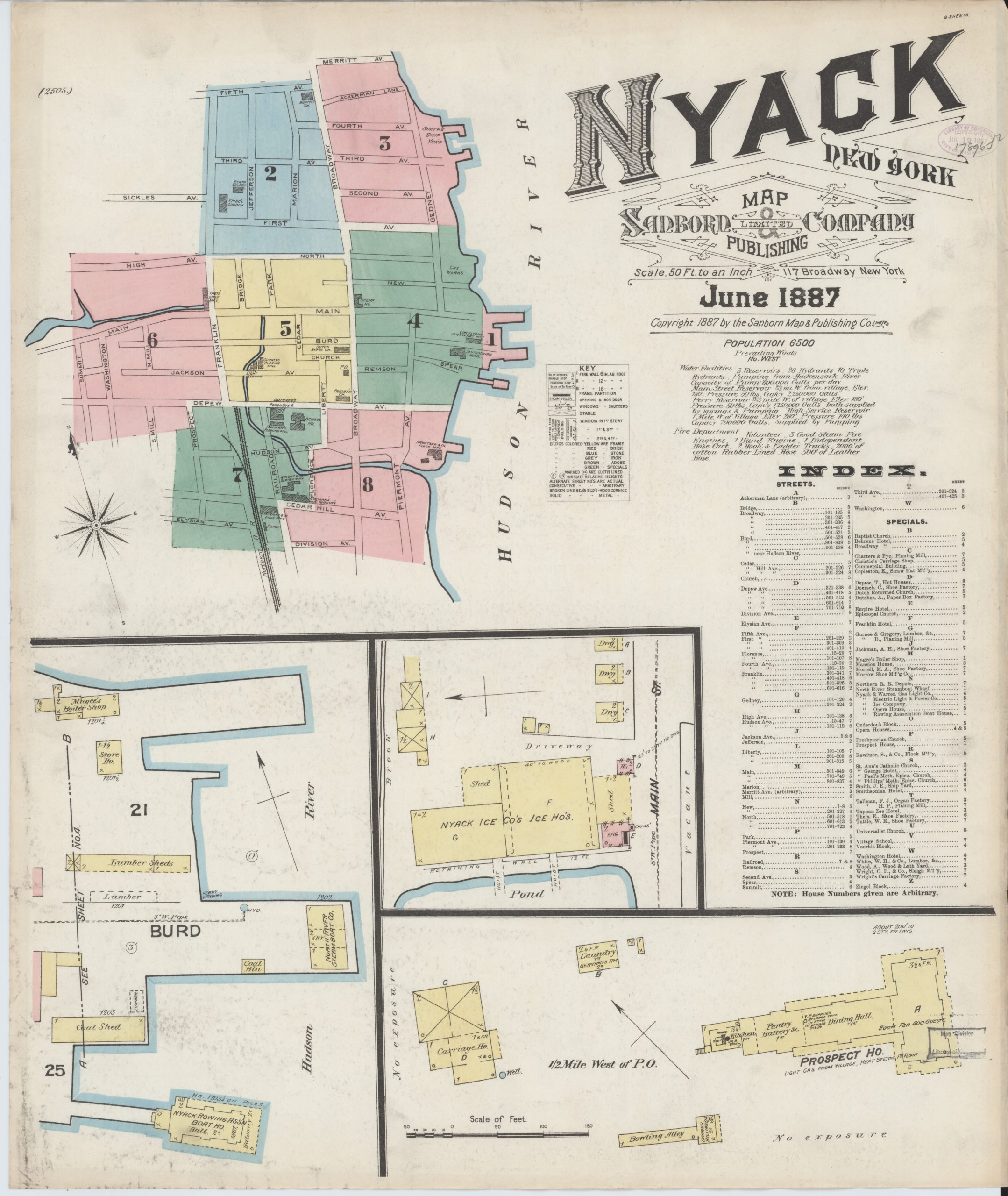 Nyack, New York (1887) - Sanborn Fire Maps