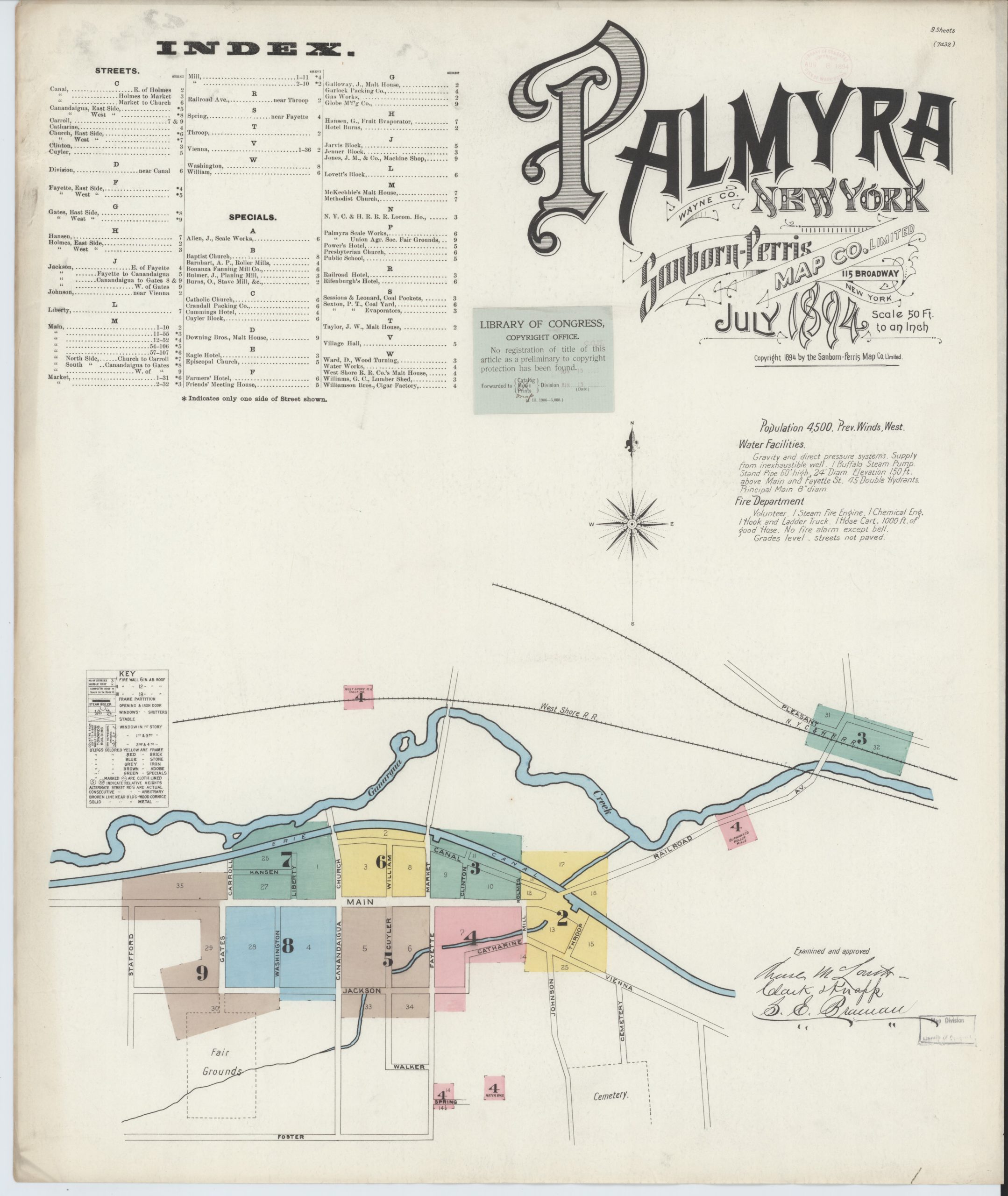 Palmyra, New York (1894)(1) - Sanborn Fire Maps