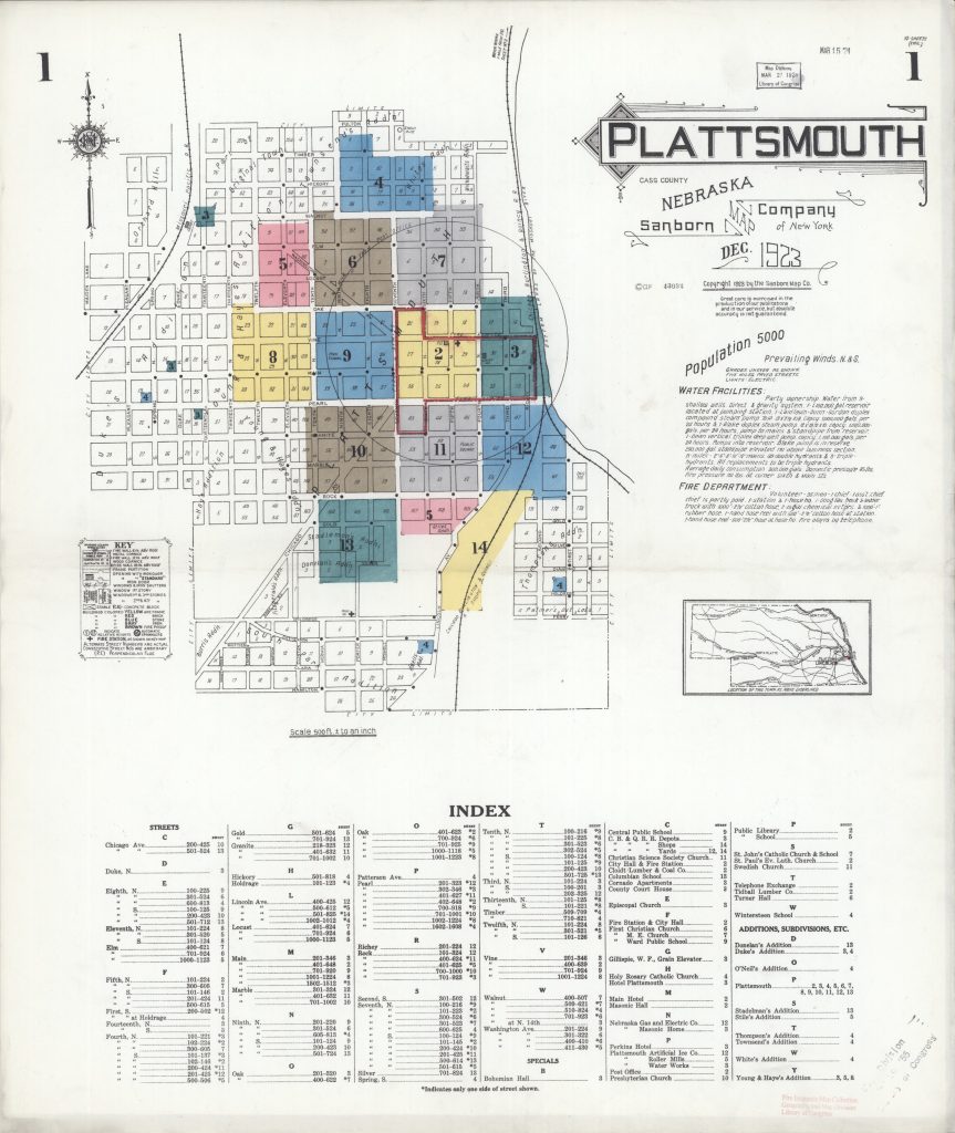 Plattsmouth - Sanborn Fire Maps