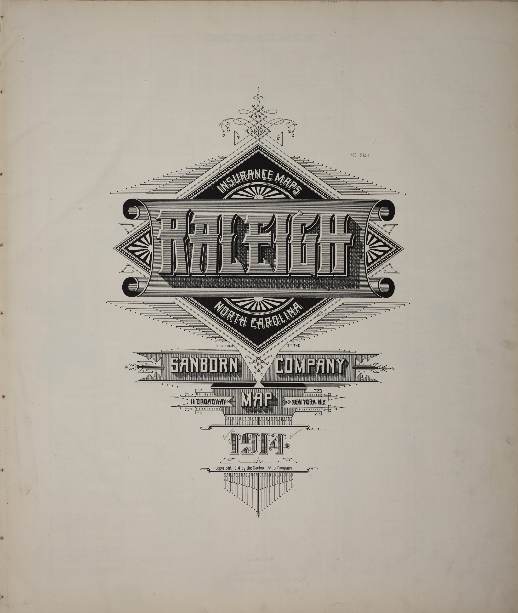 Raleigh, North Carolina (1914) - Sanborn Fire Maps