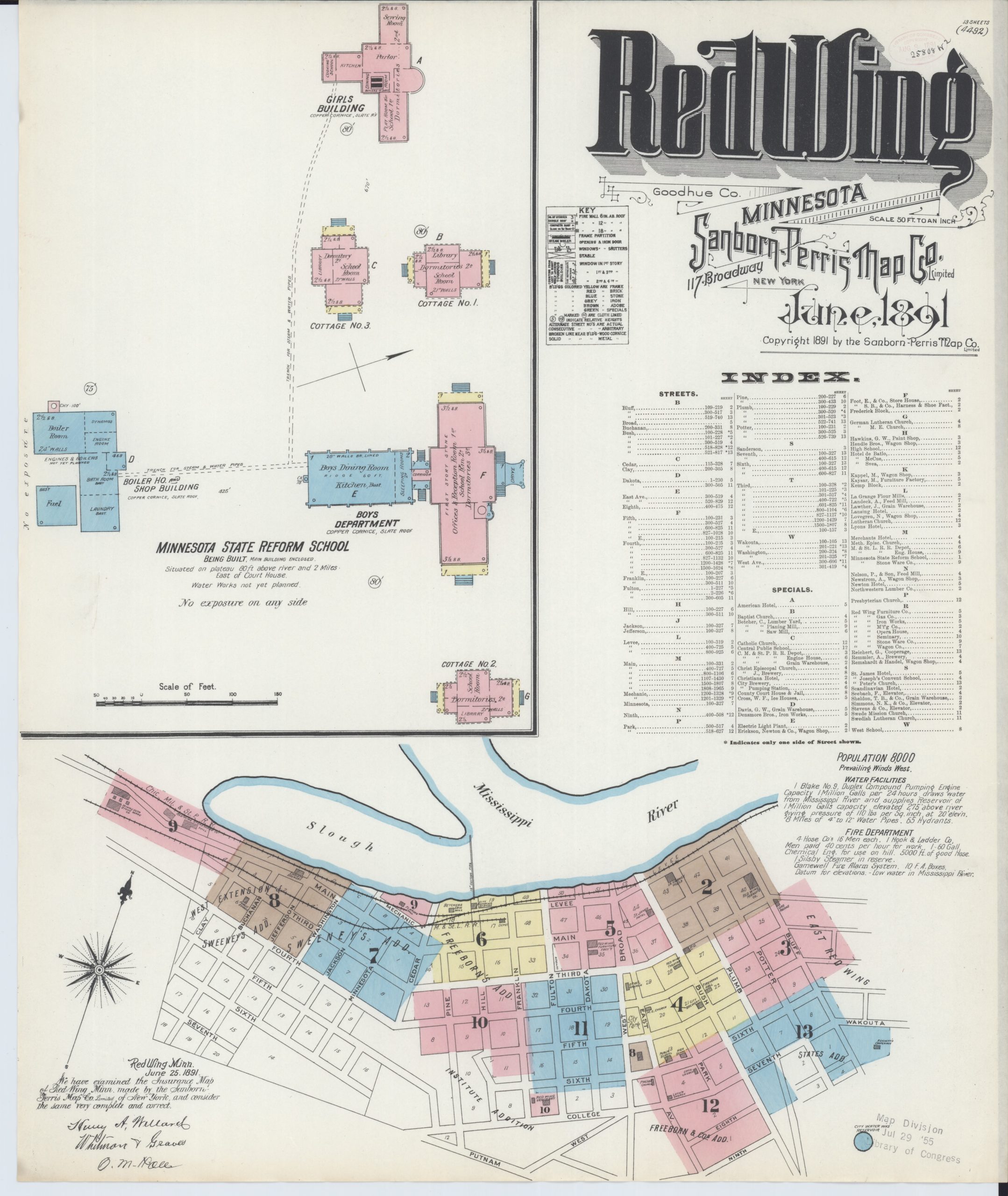 Red Wing, Minnesota (1891) - Sanborn Fire Maps