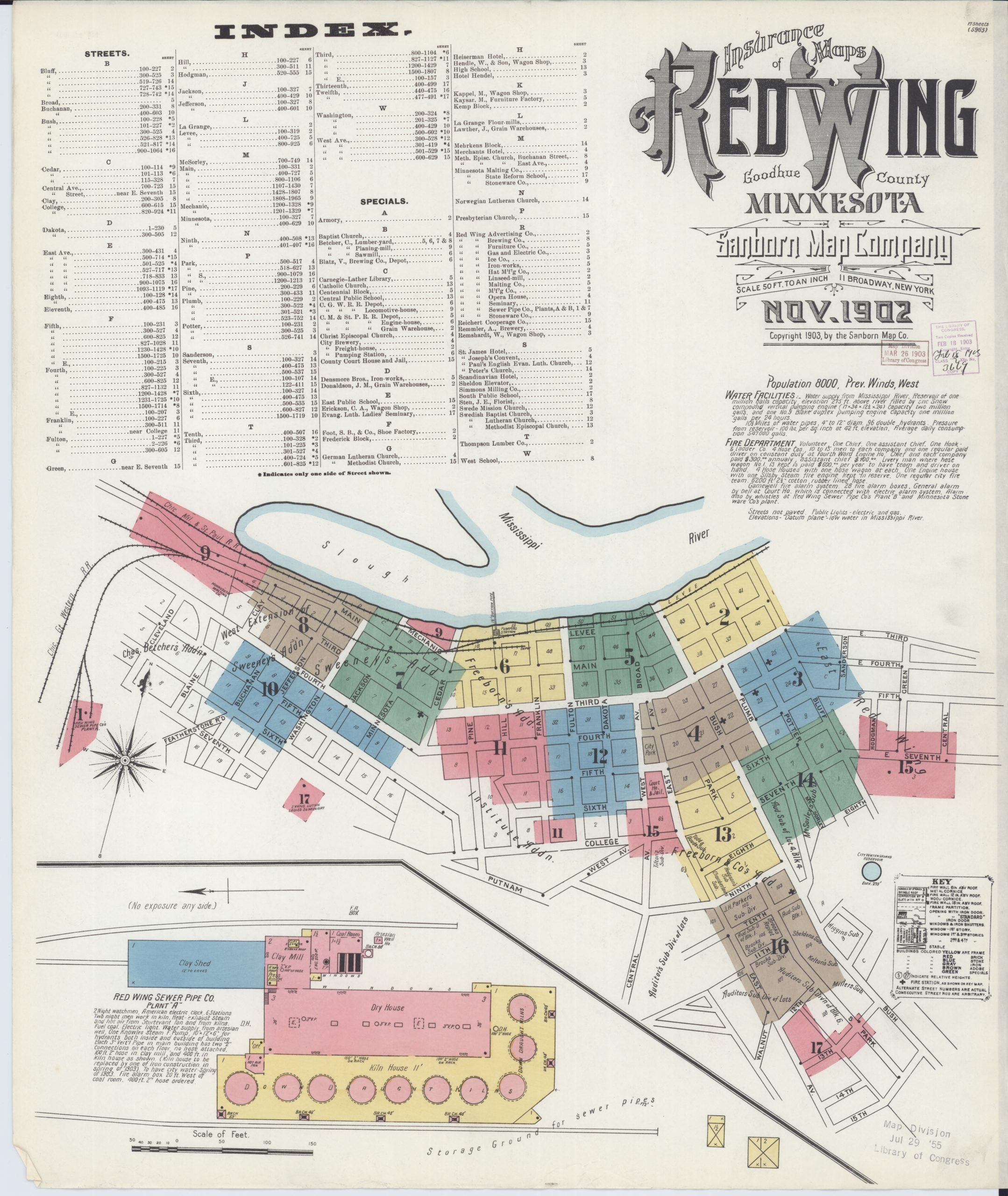 Red Wing, Minnesota (1902) - Sanborn Fire Maps