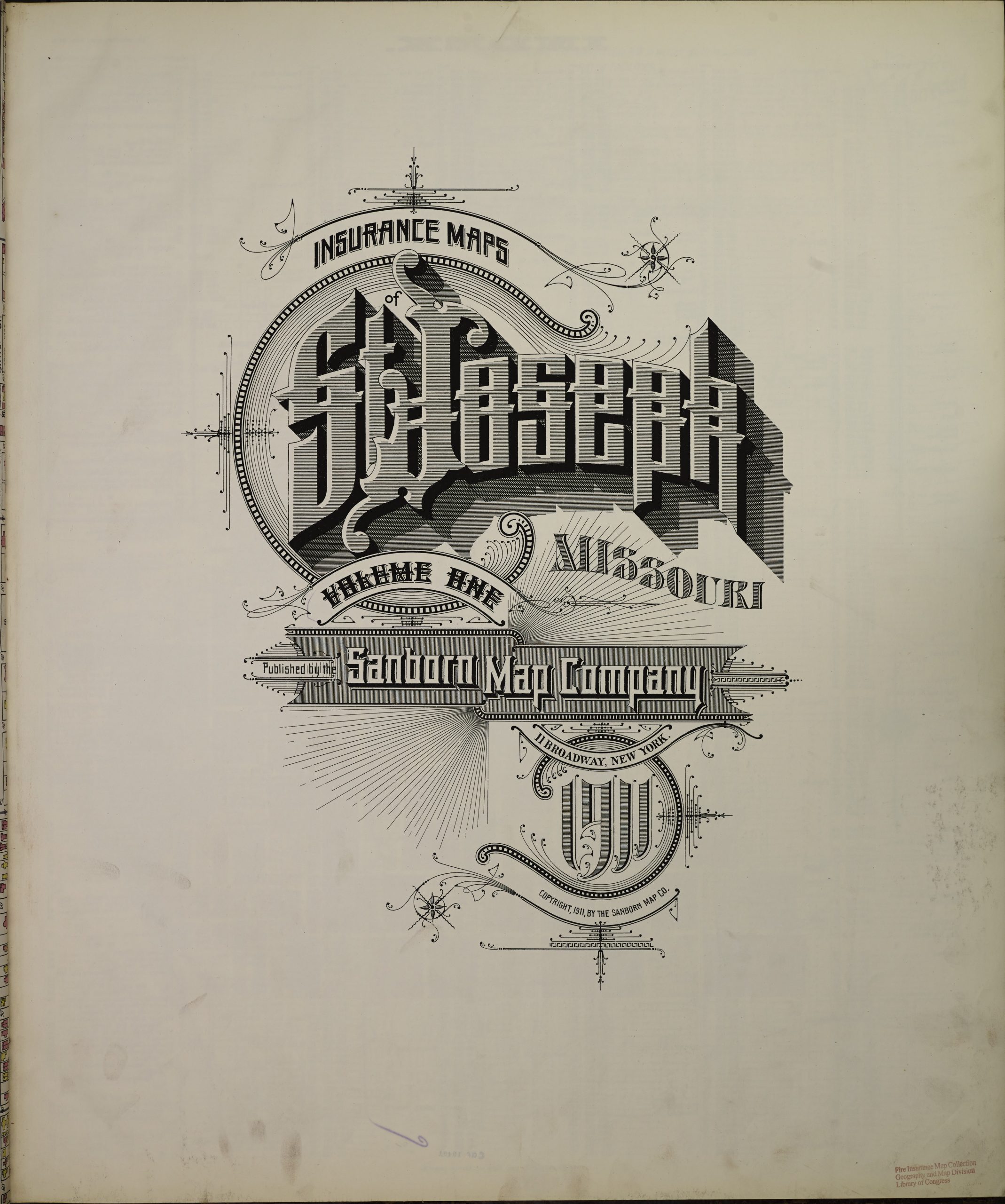 Saint Joseph, Missouri (1911) (Cover Page) - Sanborn Fire Maps