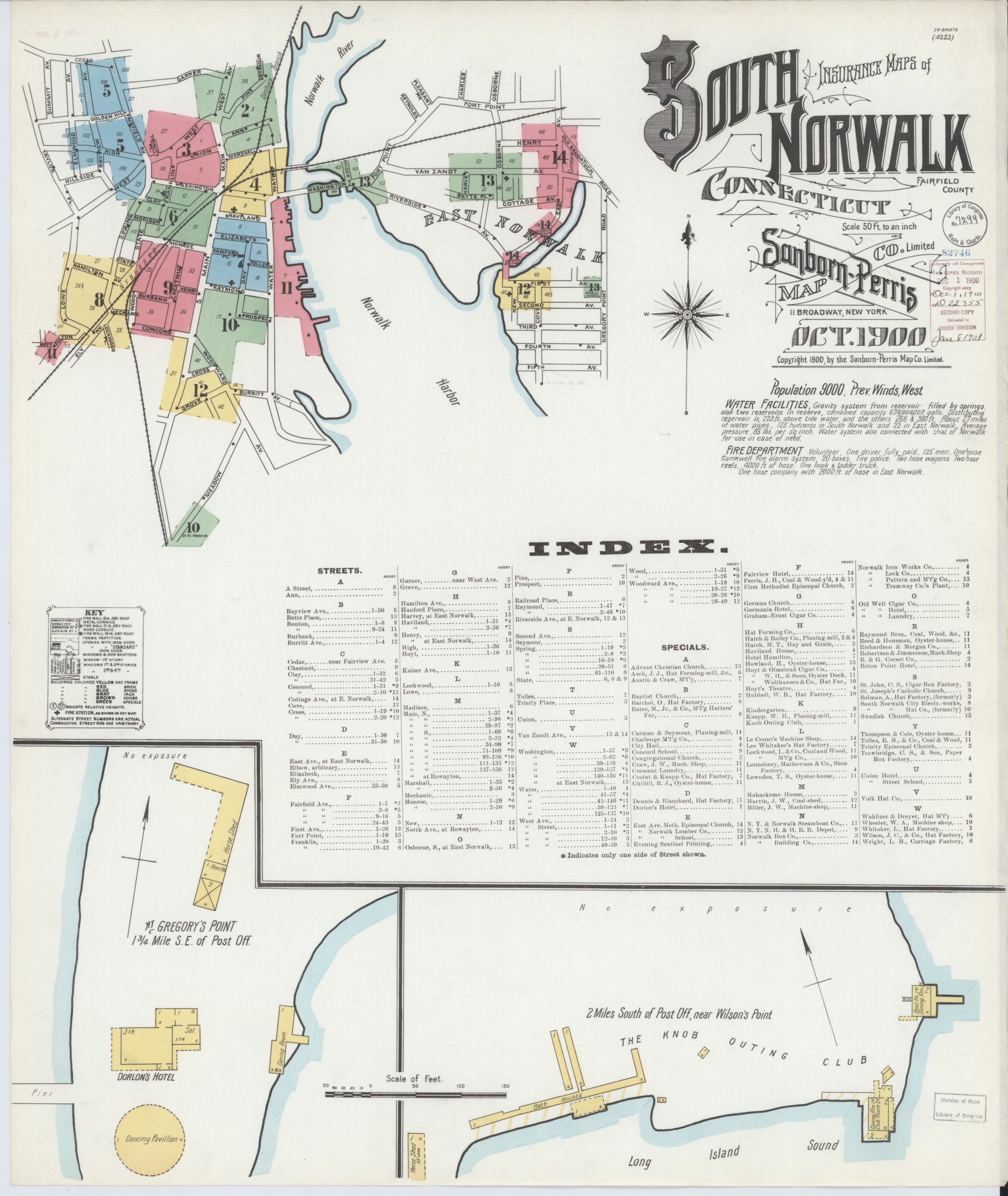 South Norwalk, Connecticut (1900) - Sanborn Fire Maps